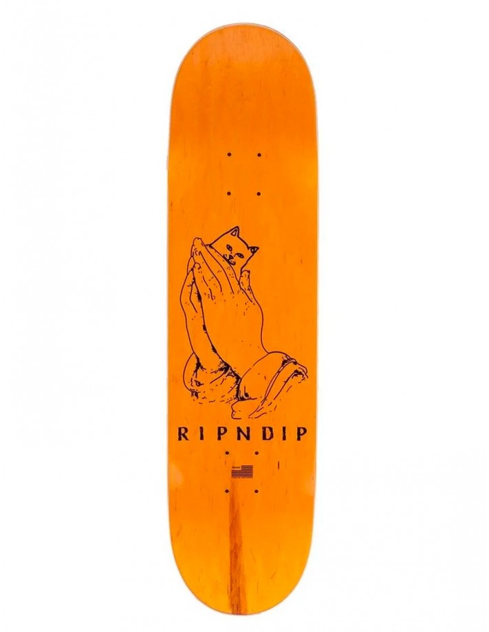 RipNDip Lord Nermal Board 8.0" Blue/Yellow - Skateboard Deck