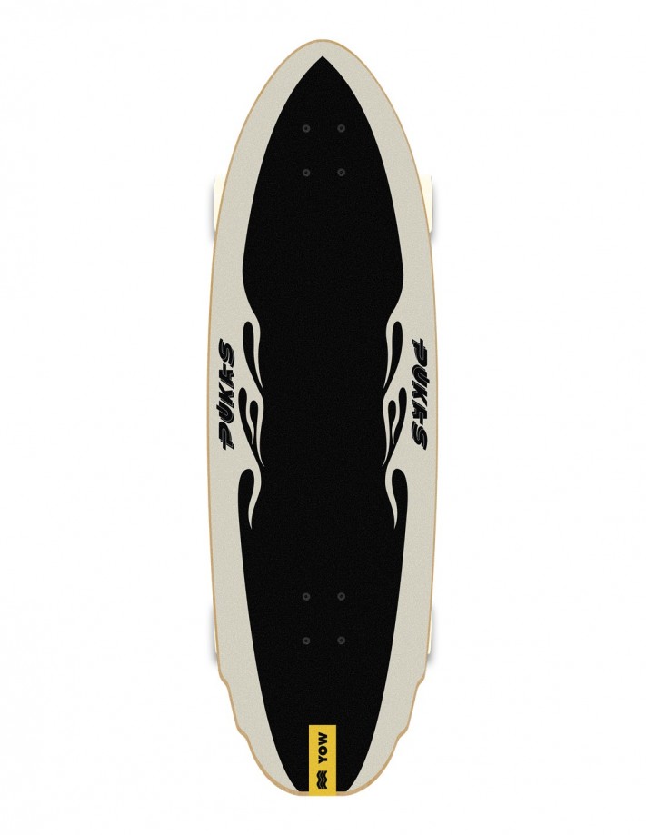 YOW x Pukas Flame 33" Meraki S5 - 2023 - Surfskate Completo