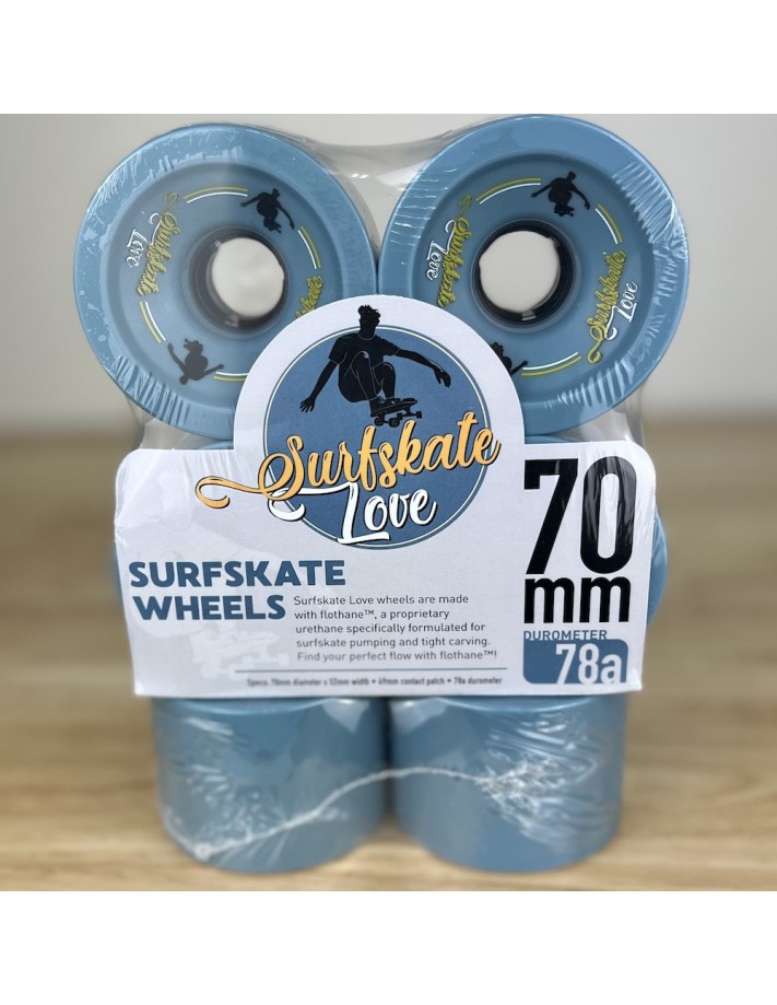 SURFSKATE LOVE 70 mm 78a - Ruedas para tabla de surf surfskate