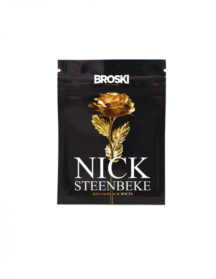 BROSKI Nick Steenbeke Negro y Oro 1" Allen - Cabeza plana - Tornillos y ...