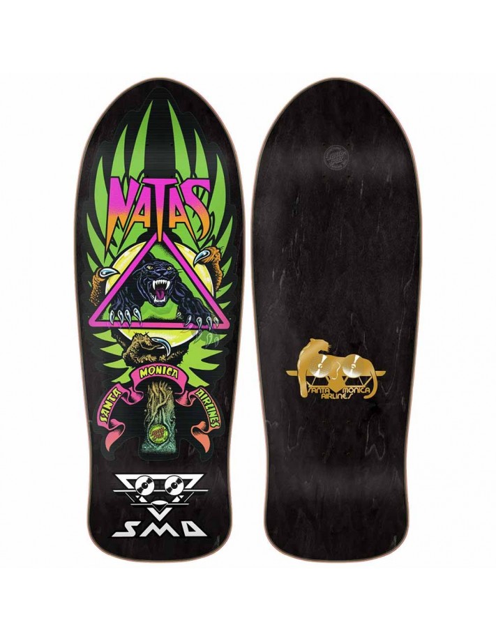 SANTA CRUZ Reissue Natas Panther Lenticular 10.53" - Deck of skateboard ...