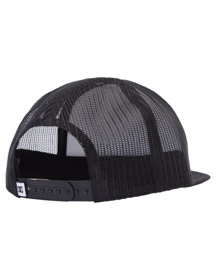 DC SHOES Station Trucker Boy - Black / White - Cap